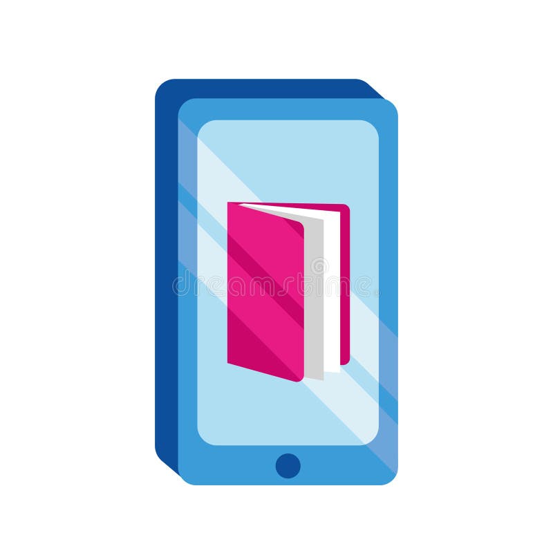 Ebook mobile app stock vector. Illustration of smart - 317478978