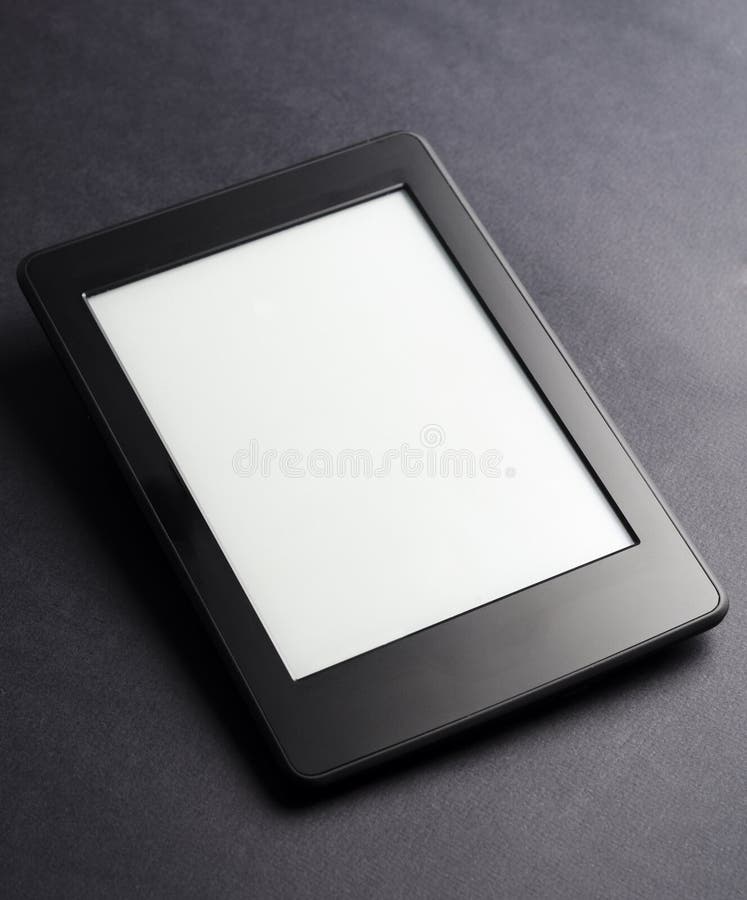 E-book reader and coffee stock image. Image of black - 40047855