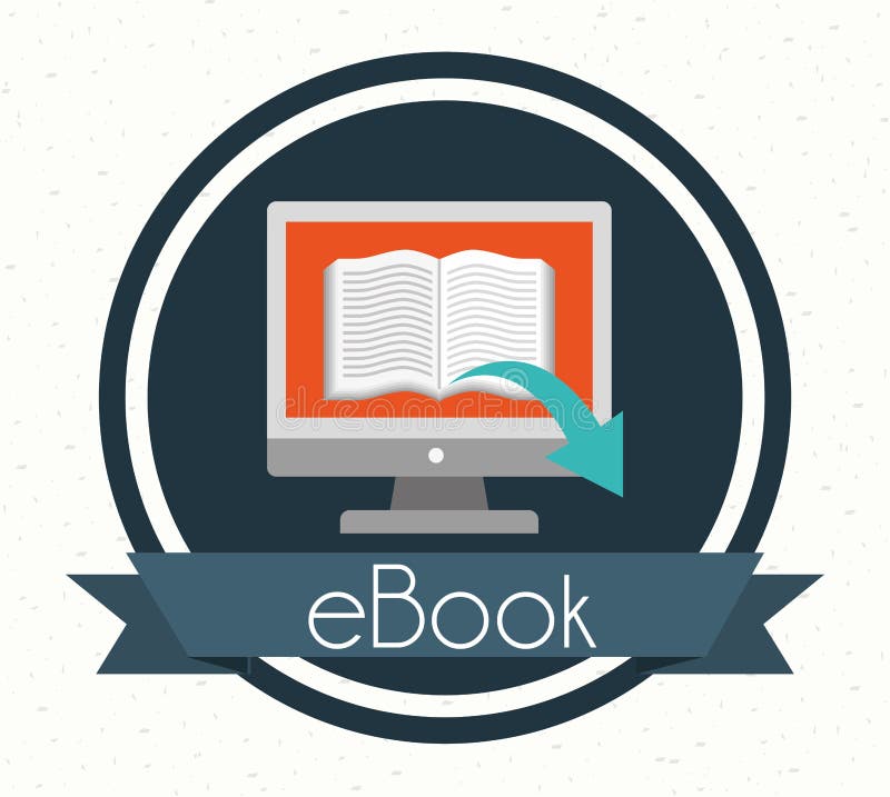 Ebook symbol vektor illustrationer. Illustration av text - 50893823