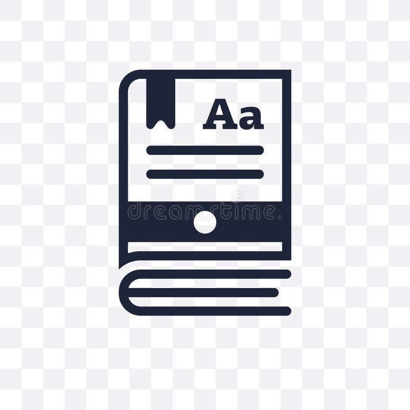 Ebook Transparent Icon. Ebook Symbol Design from Online Learning Stock ...