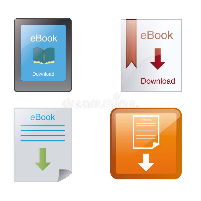 Ebooks stock illustration. Illustration of merchandise - 45064689