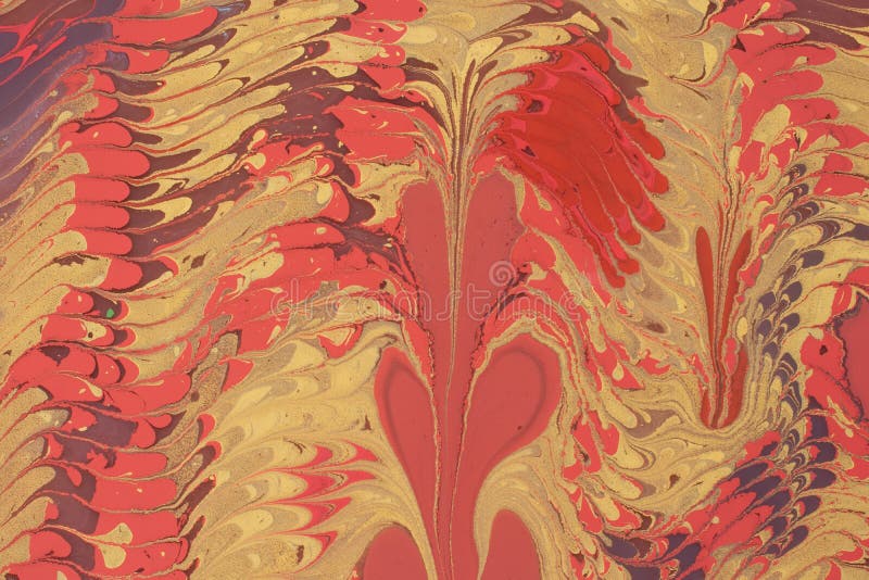 Ebru Art Background Marbling Texture Floral Patterns Stock Photo ...
