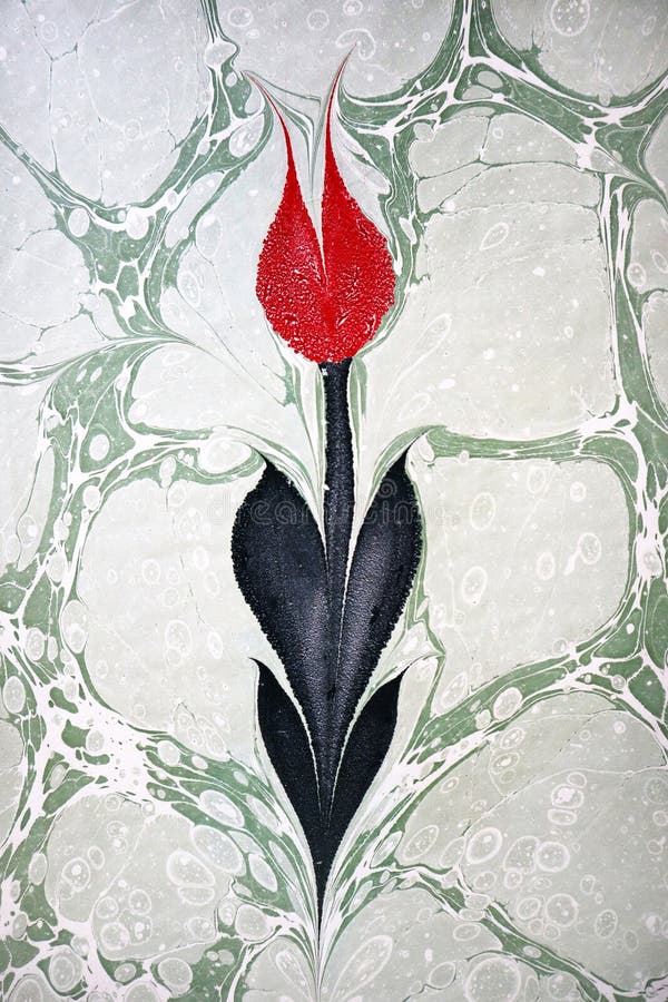 Ebru stock illustration. Illustration of painting, line - 286647329