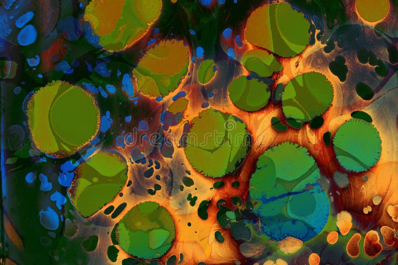 Ebru Marbling Effect Surface Pattern Design for Print Stock ...