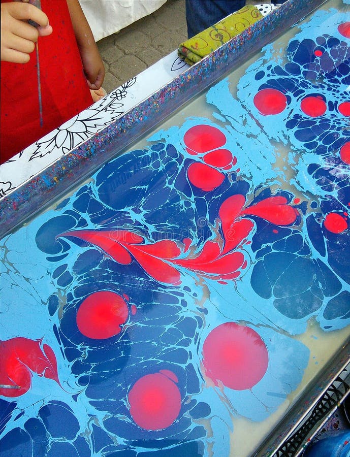 Ebru 1 stock image. Image of arabic, handemade, ebru - 44257513