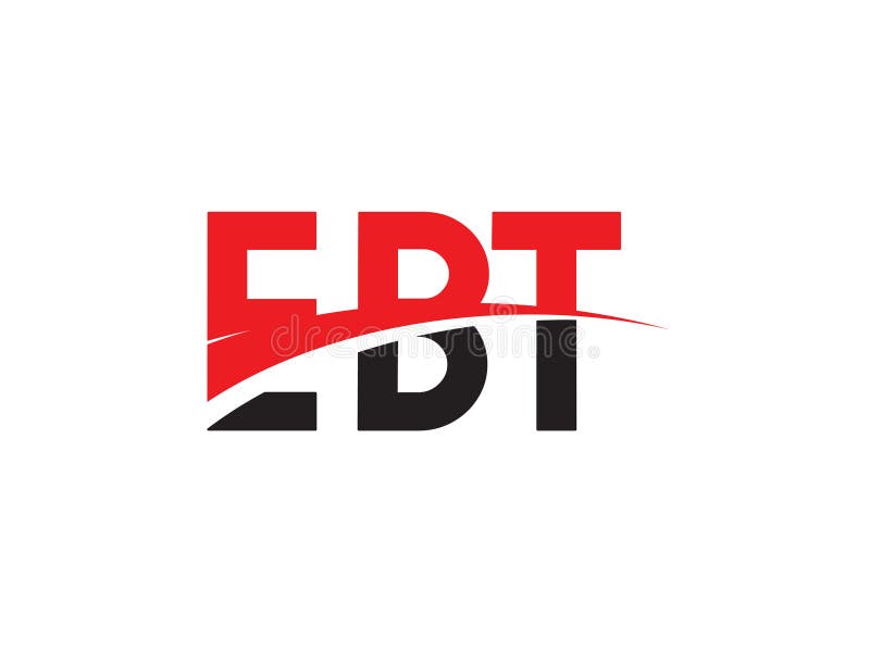 EBT Letter Initial Logo Design Vector Illustration Stock Vector ...