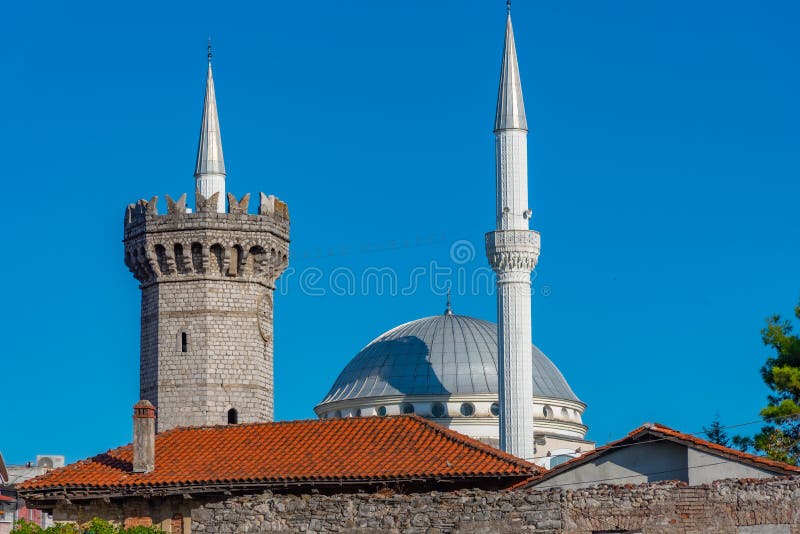 Ebu Bekr Mosque in Shkoder, Albania Stock Photo - Image of culture ...