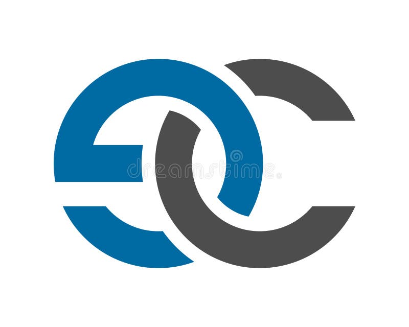 Ec ce link logo template stock vector. Illustration of accounting ...