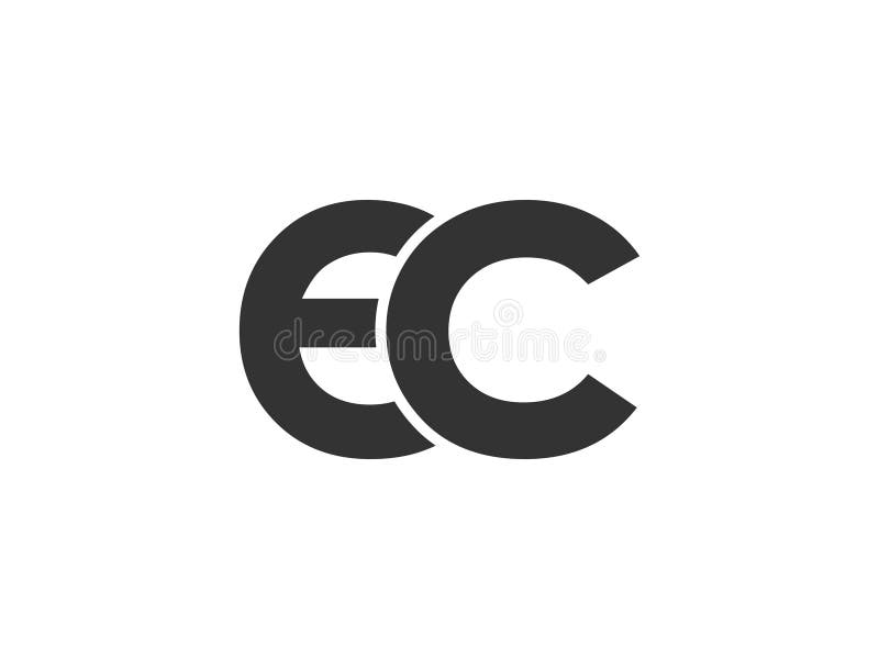 EC Creative Geometric Initial Based Modern and Minimal Logo. Letter E C ...