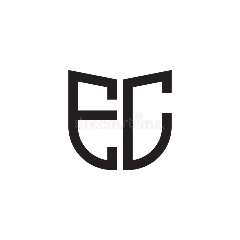 Ec Initial Letter Vector Logo Icon Stock Vector - Illustration of ...