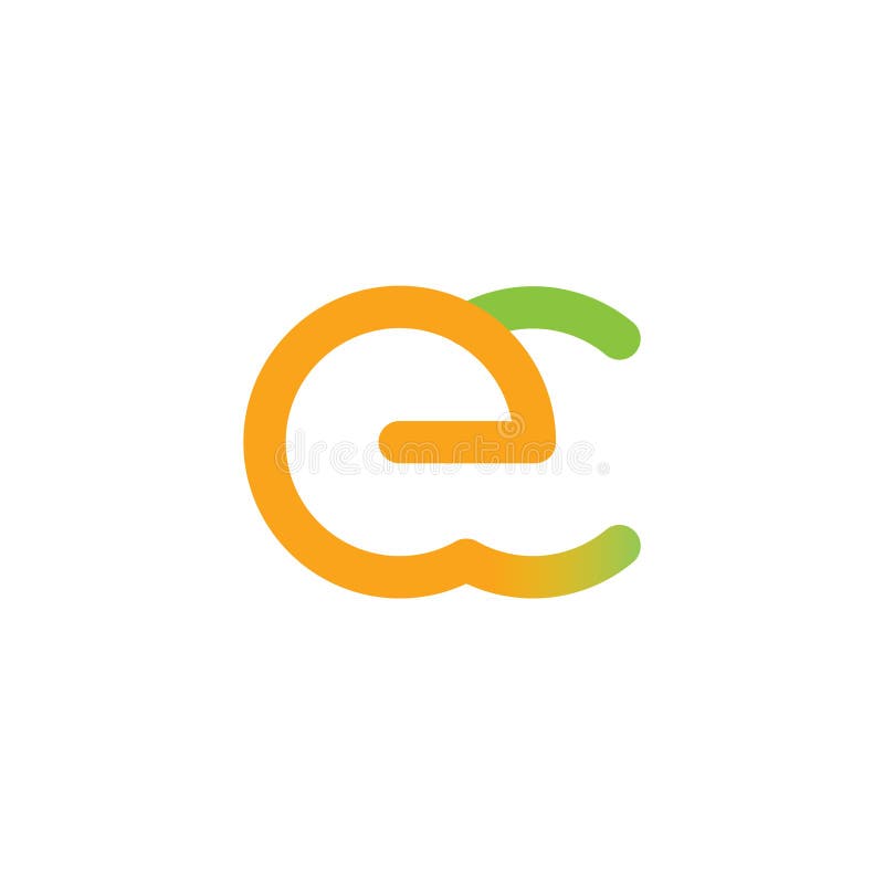 EC Initial Vector Logo Element. EC Initial Design Collection Stock ...