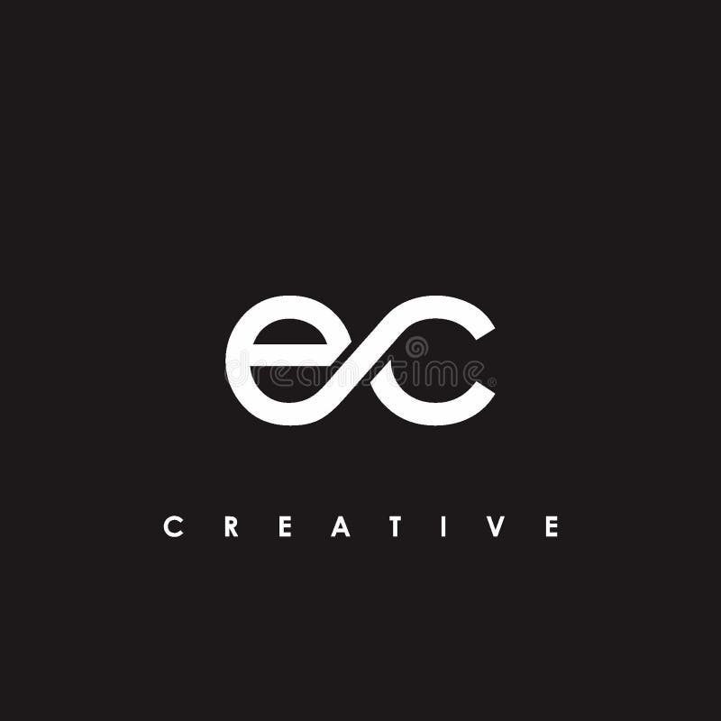 EC Letter Initial Logo Design Template Vector Illustration Stock Vector ...