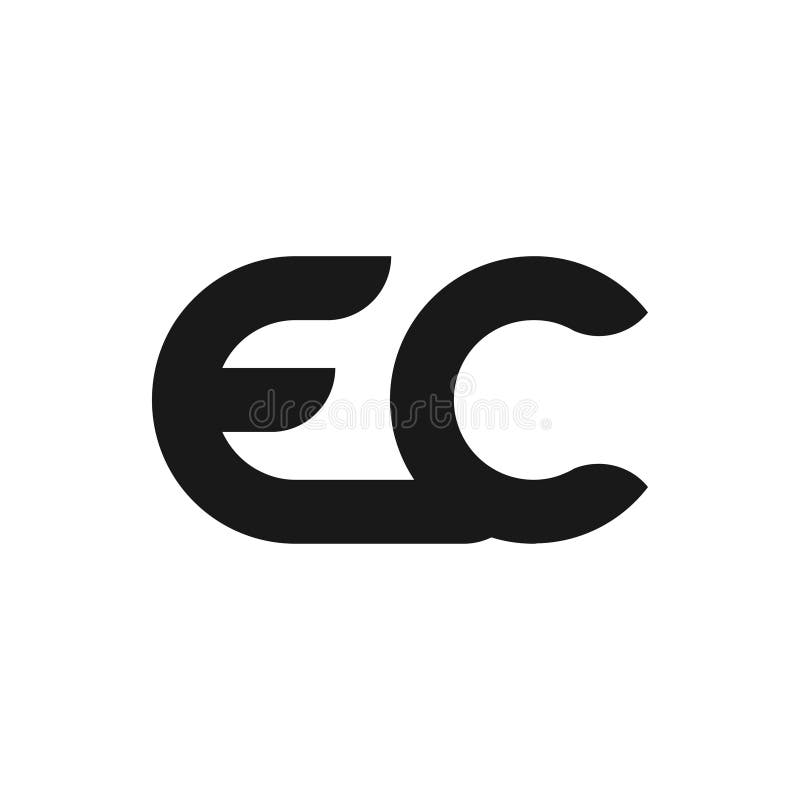 Ec Letter Logo Design Stock Illustrations – 1,727 Ec Letter Logo Design ...