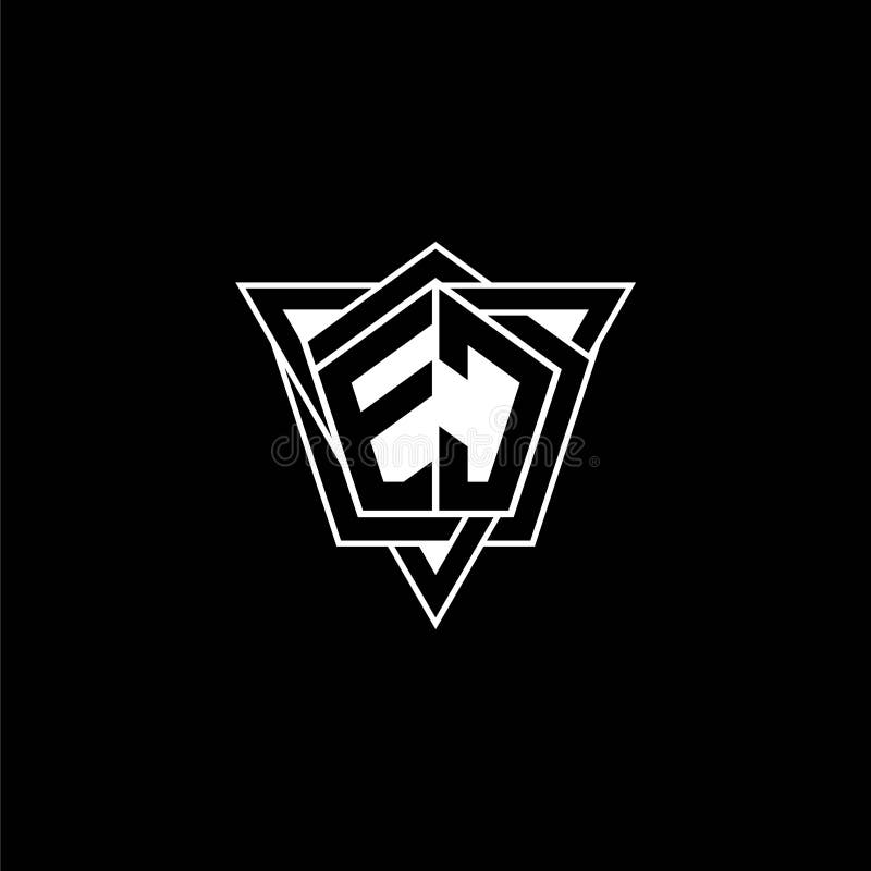 EC Logo Monogram Geometric Modern Design Stock Vector - Illustration of ...