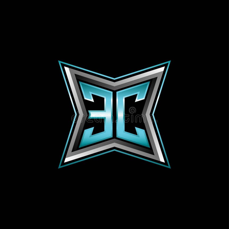 EC Logo Monogram Geometric Modern Design Stock Vector - Illustration of ...