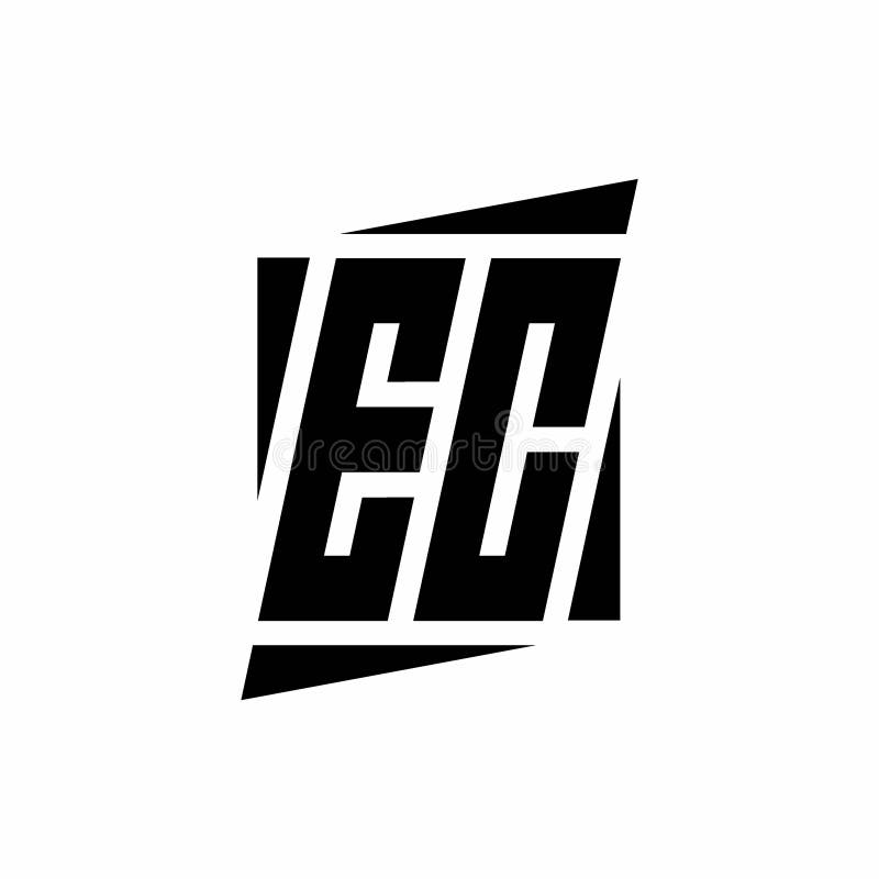 EC Logo Monogram with Modern Style Concept Design Template Stock Vector ...
