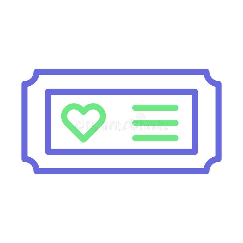 Ecard Isolated Vector Icon that Can Be Easily Modified or Edited Stock ...