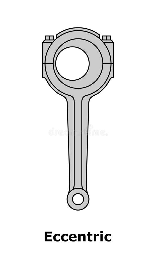 Eccentric Mechanism, Vector Image Stock Vector - Illustration of drive ...