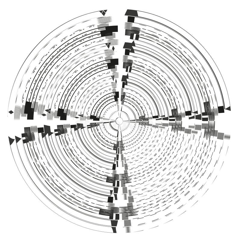 Concentric Annular Segments Stock Illustrations – 1 Concentric Annular ...