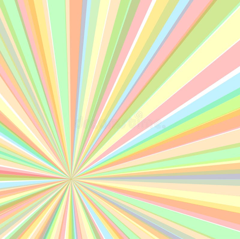 Eccentric Rays Background, Vector Illustration Stock Vector ...