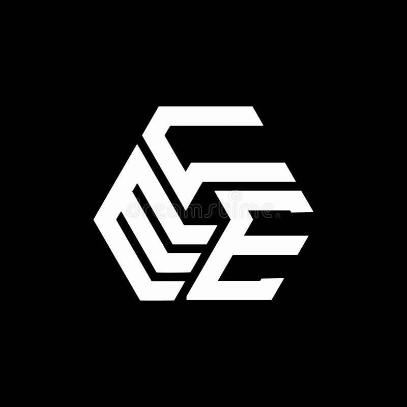 ECE Letter Logo Design on Black Background. ECE Creative Initials ...
