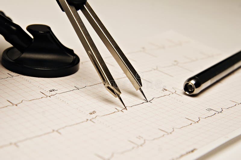 ECG analysis stock photo. Image of illness, life, line - 7970922