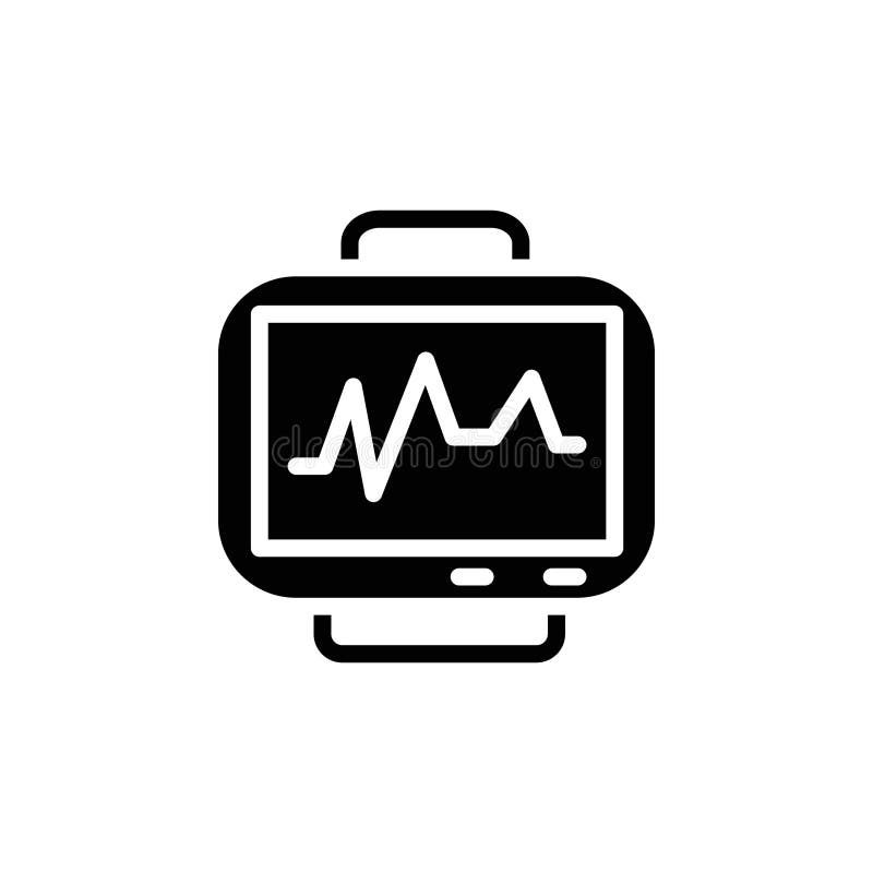 ECG Monitor Icon Web Design in Vector Stock Vector - Illustration of ...