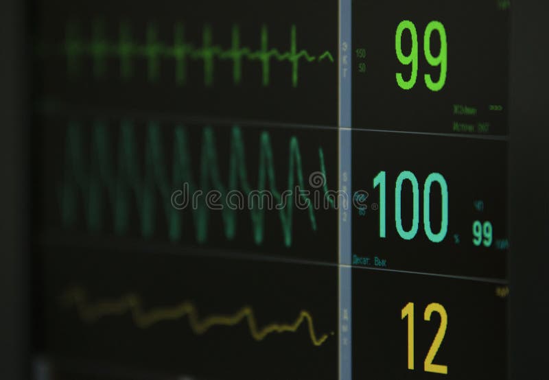 ECG monitor s data stock image. Image of breathing, life - 58566741
