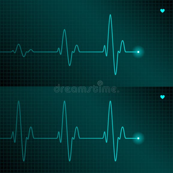 ECG tracing stock vector. Illustration of medicine, science - 11569965