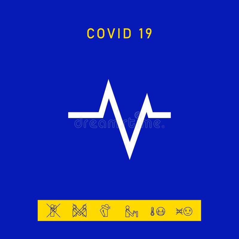 ECG Wave - Cardiogram Symbol. Medical Icon Stock Illustration ...