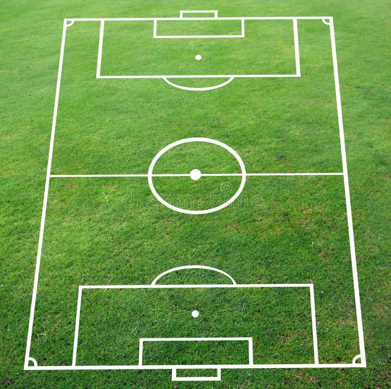 Echada del fútbol foto de archivo. Imagen de deporte, hierba - 6957462