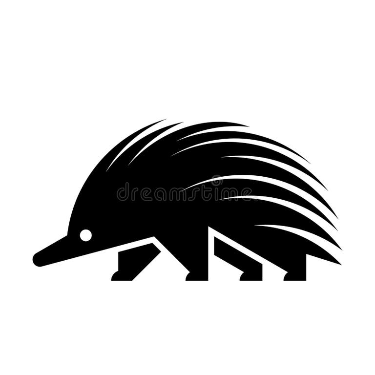 Echidna Logo stock vector. Illustration of sign, element - 388321378