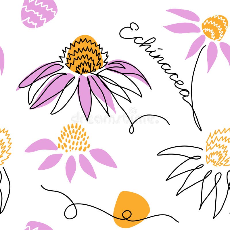 Coneflower Doodle Stock Illustrations – 177 Coneflower Doodle Stock ...
