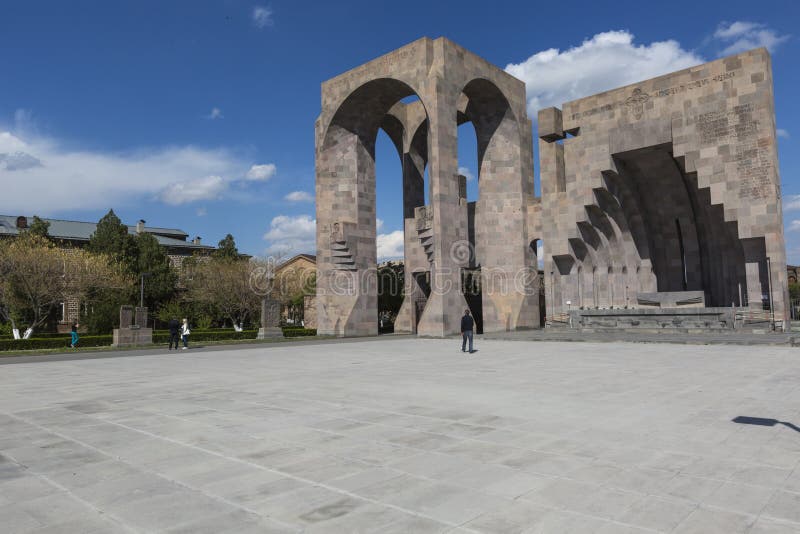 ECHMIADZIN, ARMENIA - MAY 02, 2016: Etchmiadzin Monastery Complex ...