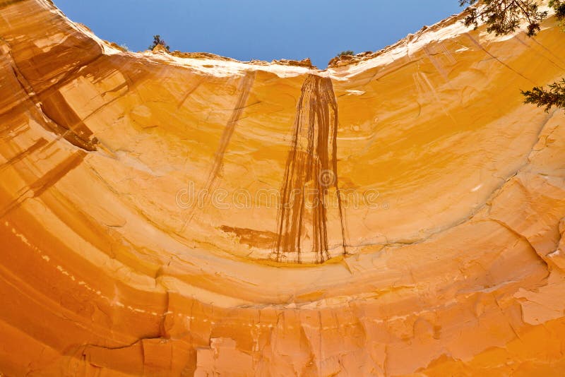 Echo Amphitheater, New Mexico Stock Image - Image of sand, formation ...