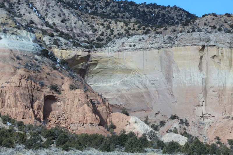 Echo Cave in Northern New Mexico between Ghost Ranch and Terra Amarilla ...