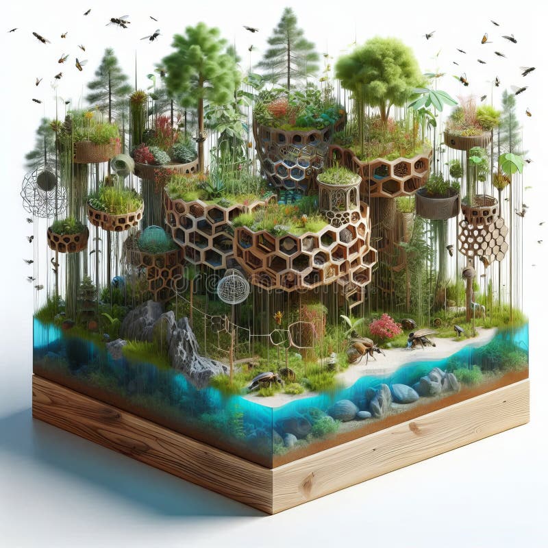 Echo Ecosystem Simulates Different Ecosystems within I Stock Photo ...