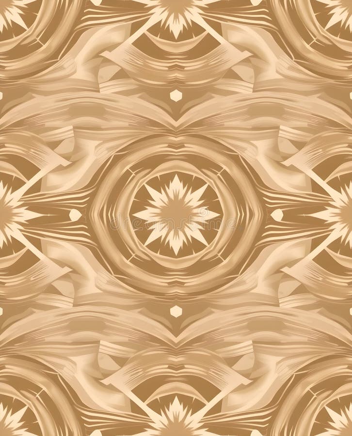 Flowing Thai Mudmee with Meditative Curves, Seamless Pattern. Stock Illustration - Illustration ...