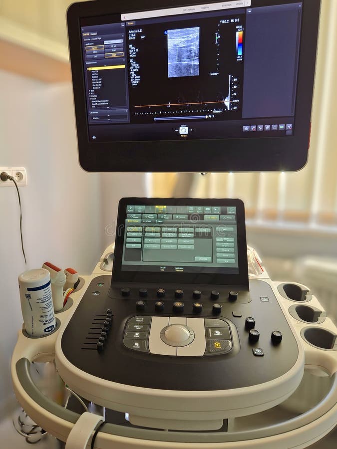 Echocardiography device editorial stock photo. Image of diagnostic ...