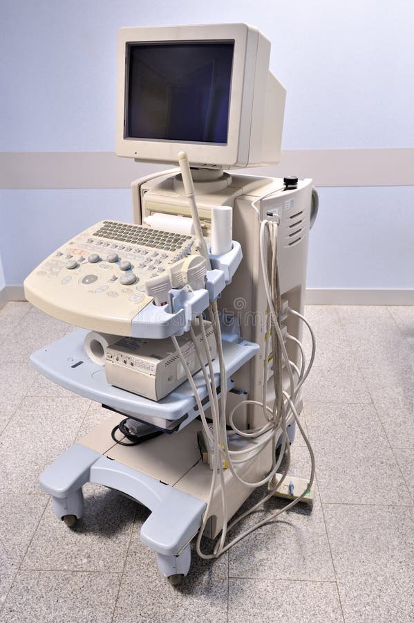 Medical Ultrasonography Machine Stock Image - Image of investigation ...
