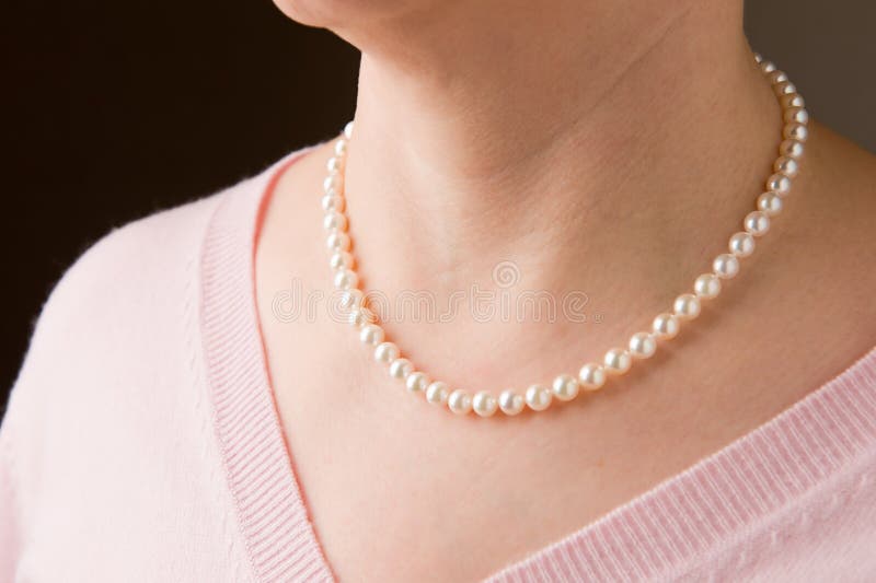 Echte parels stock foto. Image of roze, stoppen, naald - 23694046