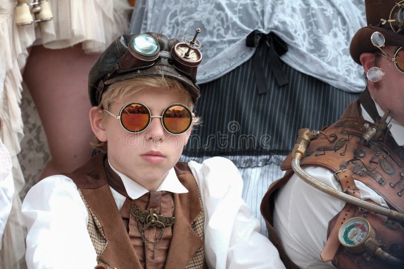 Steampunk Convention One Man Editorial Photography - Image of design ...
