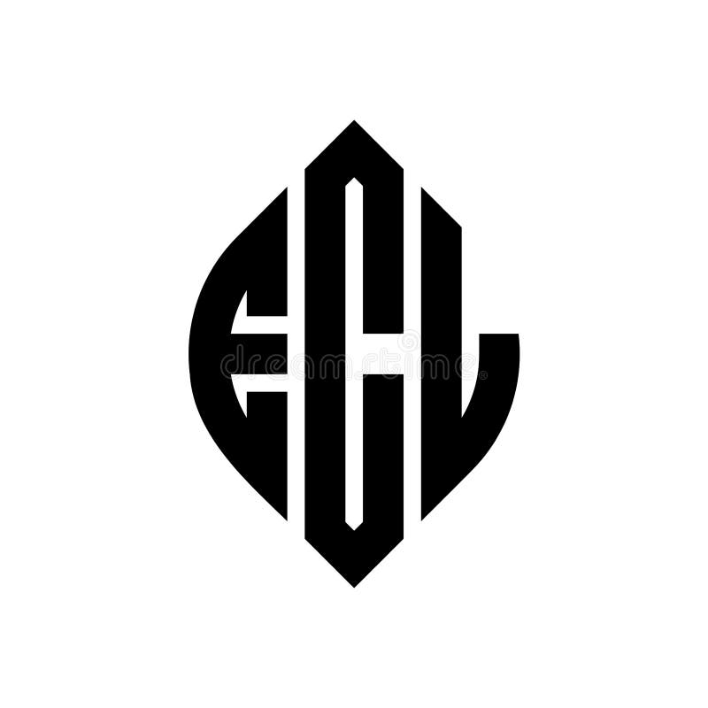 ECL Circle Letter Logo Design with Circle and Ellipse Shape. ECL ...
