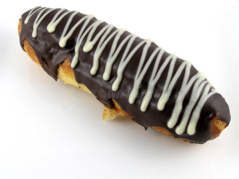 Eclair stock image. Image of eclair, sweet, pastry, filling - 687525