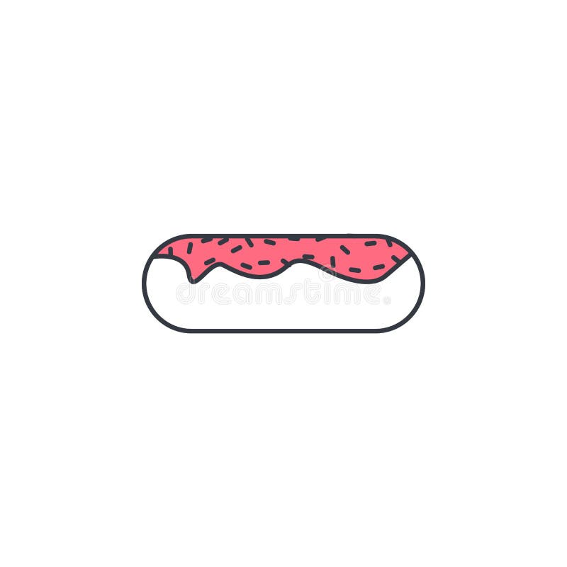 Eclair Icon. Element of Web Icon with One Color for Mobile Concept and ...