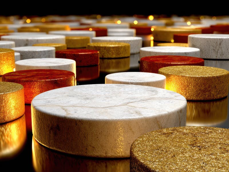 Eclectic Abstract Collage Objects Shapes Stock Illustration ...