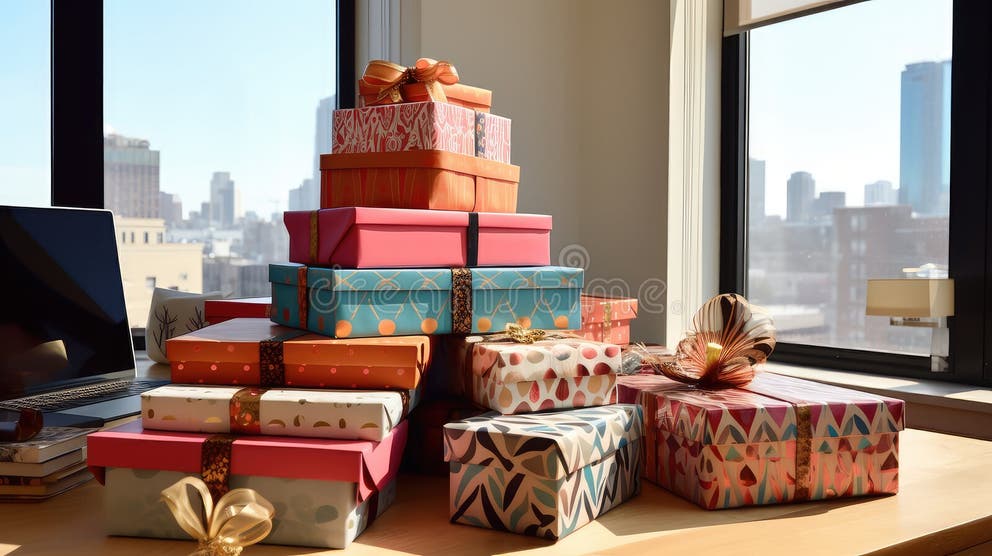 Patterned Paper Eclectic Gift Stock Illustrations – 7 Patterned Paper ...