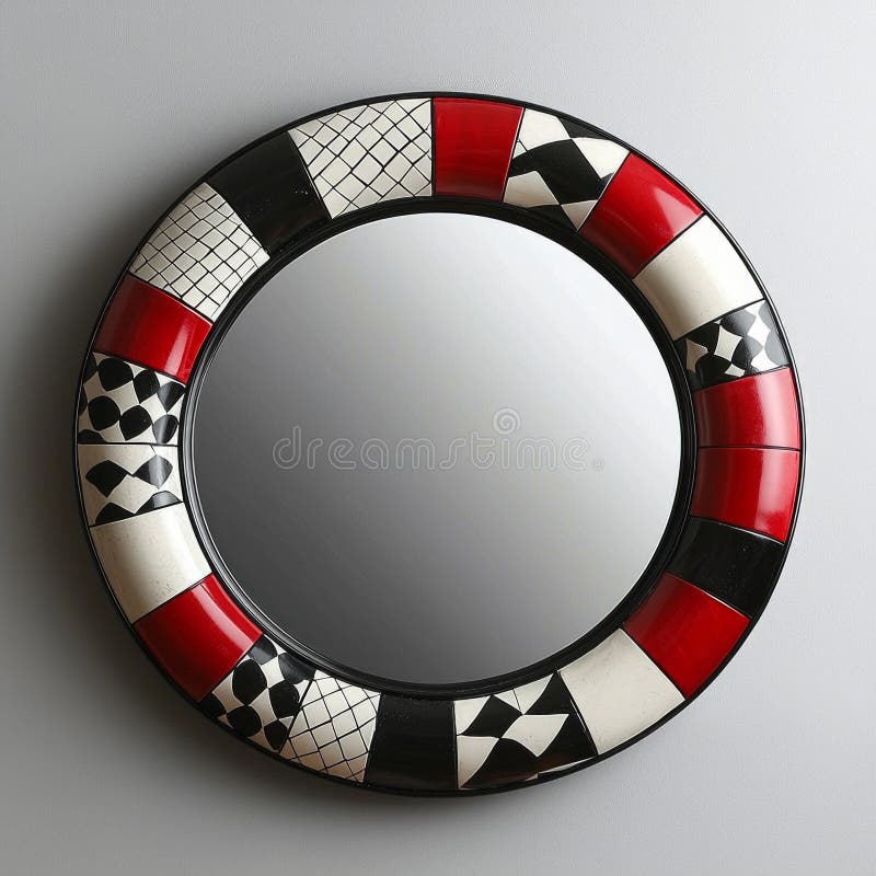 Eclectic Mirror Features Bold and Creative Frame Various Materials and ...