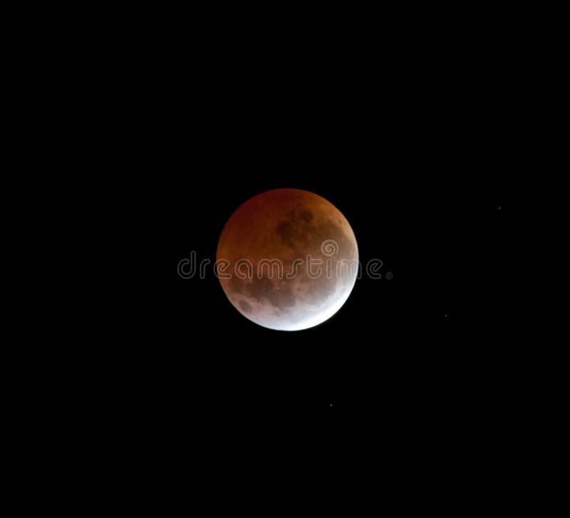Eclipse - Blood Moon stock image. Image of blood, moon - 52489185