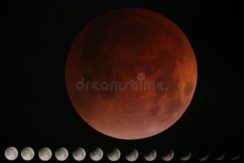 Eclipse Collage stock photo. Image of orange, telescope - 7182718